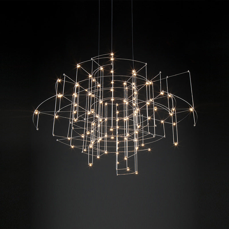Creative Metal Frame LED Architectural Chandelier – BELECOME